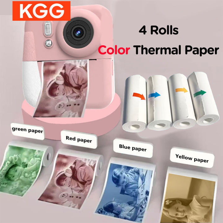 4 Rolls Colors Thermal Paper for Color Printing Paper for Instant ...