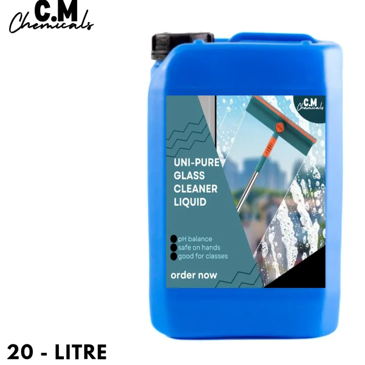 Uni Pure Glass cleaner Liquid 20 Litre Cane Different fragrance And ...
