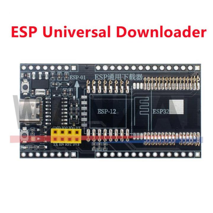 Esp8266 Esp32 Wrover Development Board Test Programmer Socket Downloader For Esp 01 Esp01s Esp12