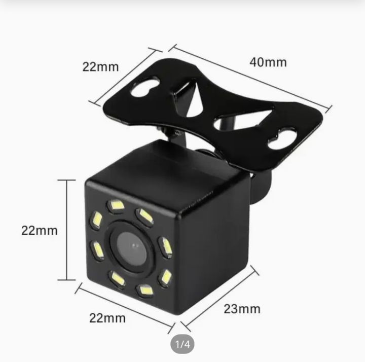 Car Rear View Camera Universal 8 LED Night Vision Backup Parking ...