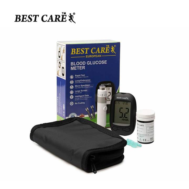 BestCare Blood Glucometer Pro Stater Pack with 10pc Strips | Daraz.com.np