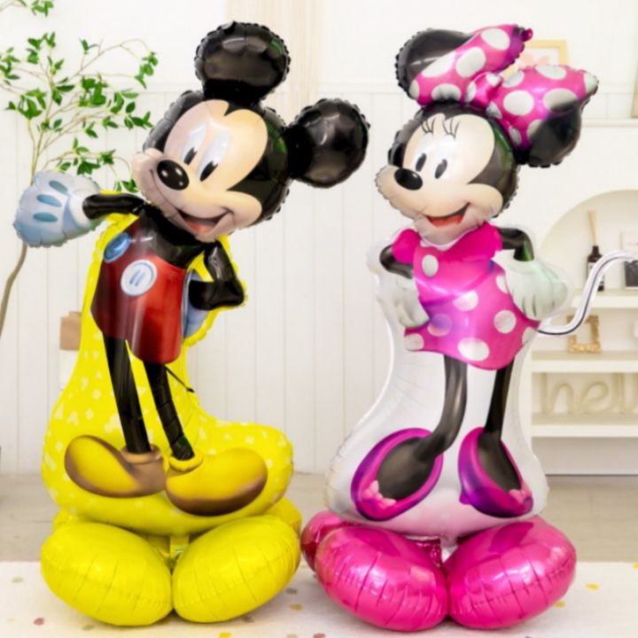 Large Mickey Minnie Mouse Foil Balloons Birthday Party Decoration Baby ...