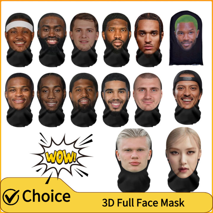 New 3D Printed Mask Full Face Mask Simulation Character Celebrity Face ...