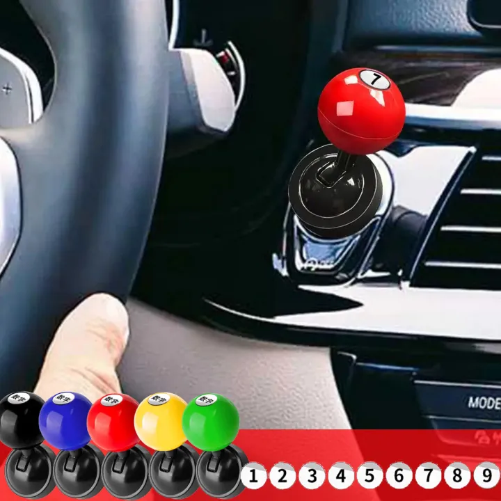 DIY Lucky Number Car Start Button Push Start Auto Ignition Button Cover ...