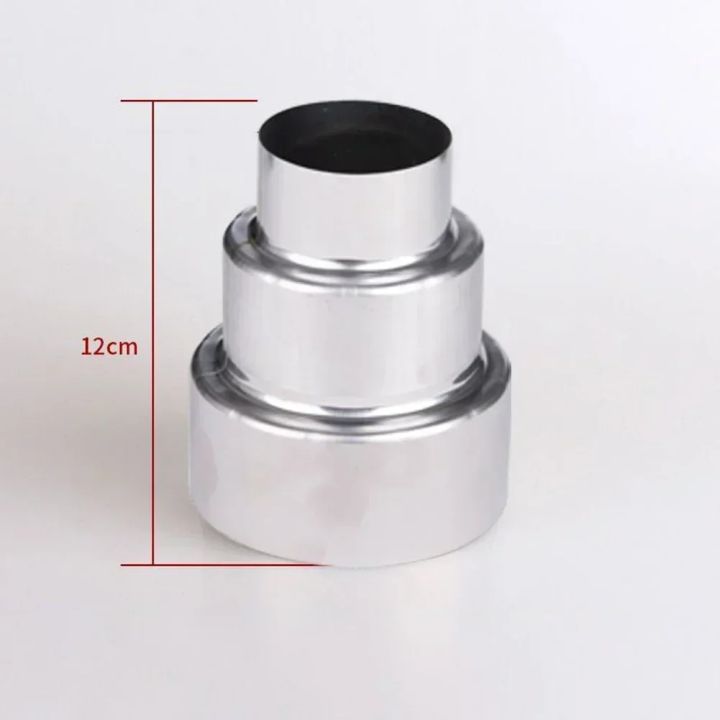 1pc Stainless Steel Stove Pipe Extension Reduction Connector Flue Pipe ...