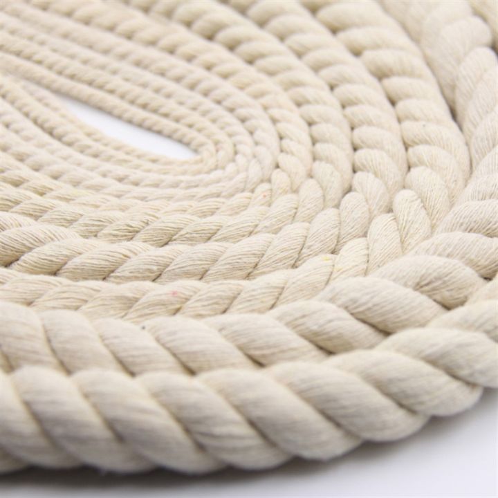 Macrame Cord Twisted String Cotton Cord For Handmade Natural Beige ...