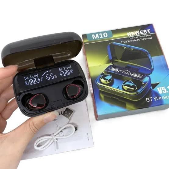 M10 TWS Bluetooth 5.1 Earphones | Daraz.pk