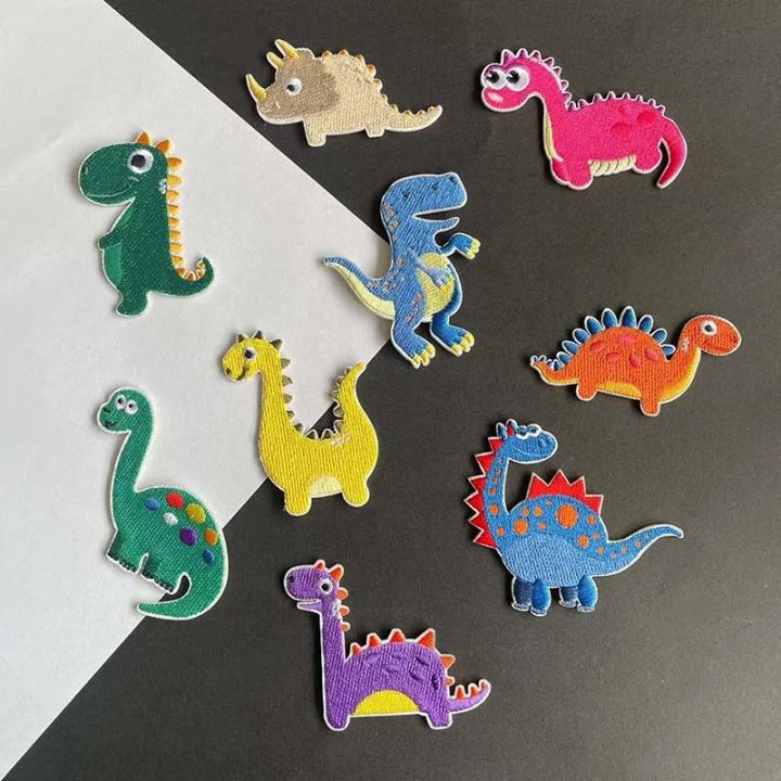 Cartoon Anime Animals Sewing Clothes Patches,Cute Fabric Dinosaur ...