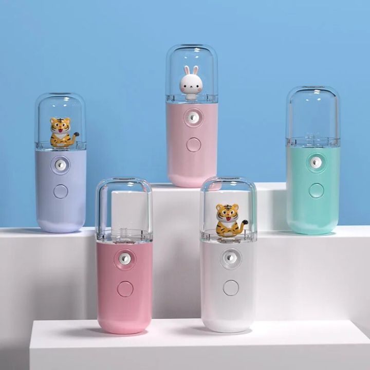 Face Mister Mini Handy Rechargeable Cute Rabbit Design Face Humidifier ...