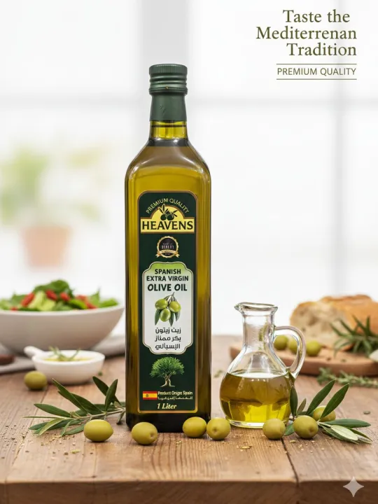 HEAVEN SPANISH EXTRA VIRGIN OLIVE OIL 1 LITER | Daraz.com.bd