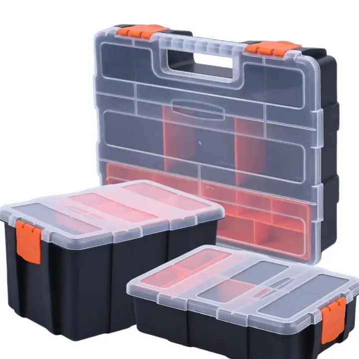 Multi-Grid Combination Screw Storage Box Portable Parts Box Hardware ...