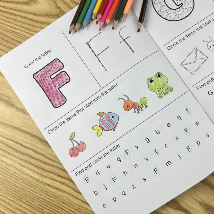 Alphabet Book for Kids - Fun Letter Recognition & Writing | Early ...