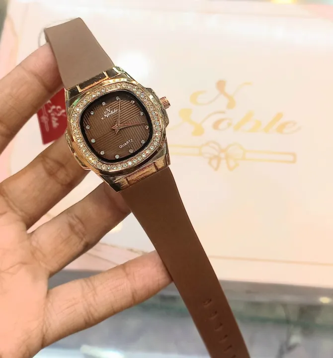 NOBLE ️‍🩹 • Ladies collection • Silicon strap watch • Magnetic master ...