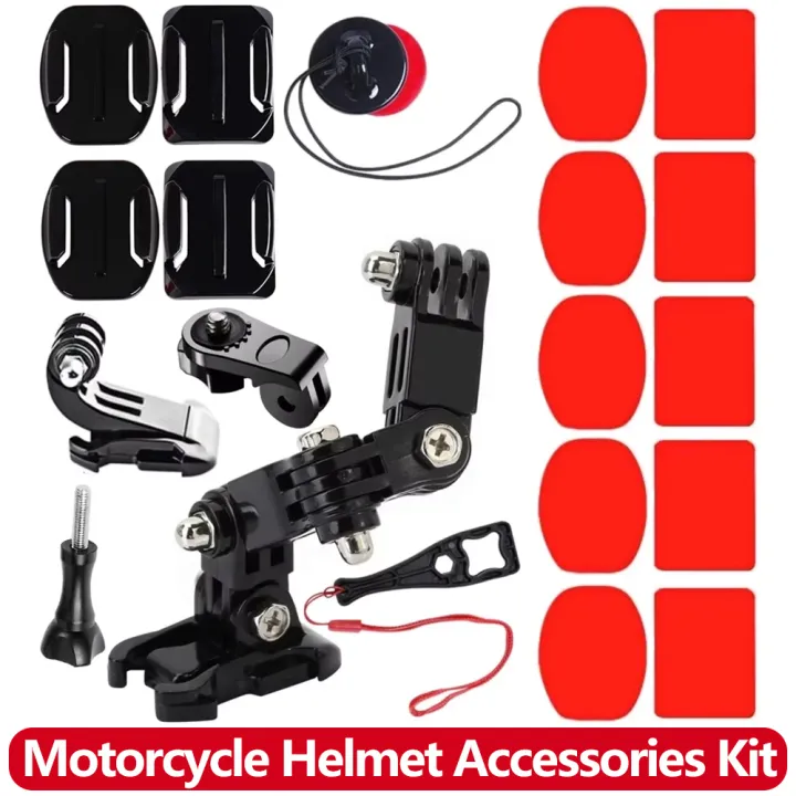 Motorcycle Helmet Accessories Kit Chin Mount Bracket Bike Holder for ...