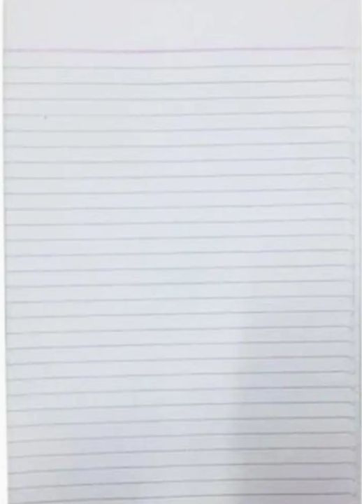 Full scape Narrow line Loose paper sheets for assignments and rough ...