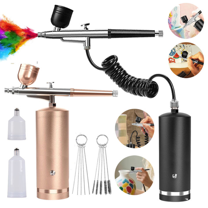 Airbrush with Compressor Paint Spray Gun Airbrush Painting Mini Spray ...