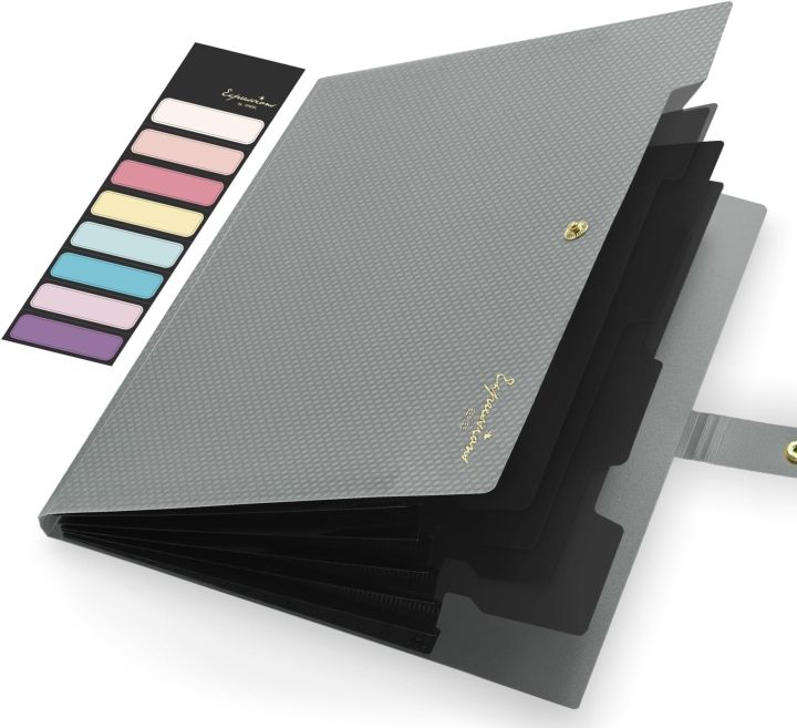 Expanding File Folder,5 Pocket Folders for Documents,Portable Paper ...