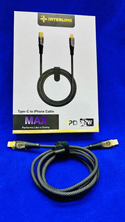 INTERLINK PD CABLE / INTERLINK TYPE C TO IPHONE CABLE / PD 27W CABLE ...