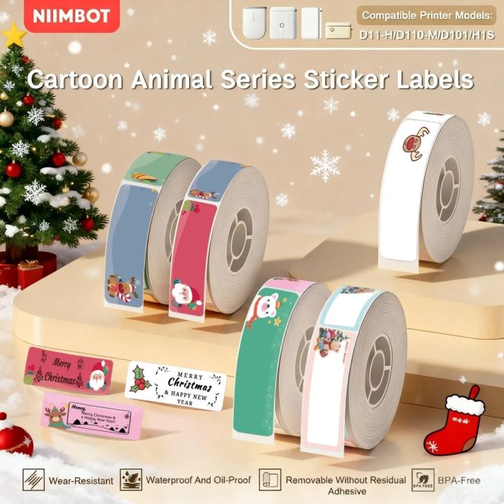 Niimbot D110 Label Paper Roll Thermal Sticker Rolls Self-adhesive ...