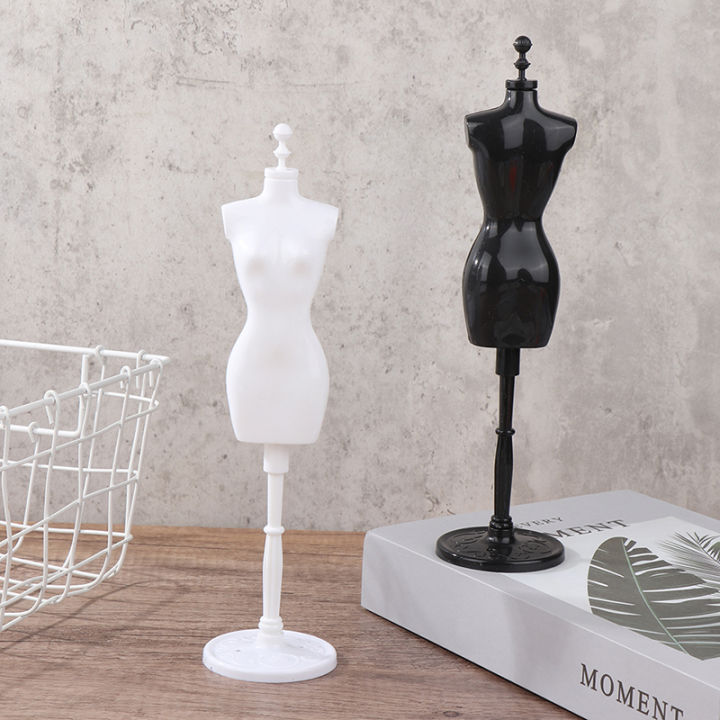 1Set 1:6 Dollhouse Miniature Mannequin Coat Hanger Skirt Support ...