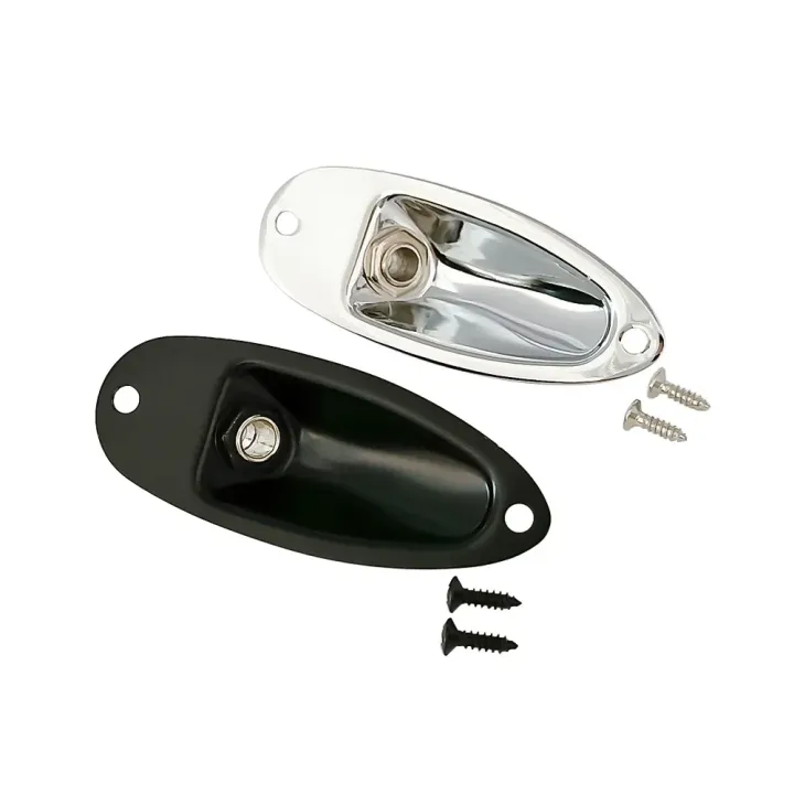 Replacement For Strat Stratocaster Electric Guitar Jack Plate 6.35mm 1/ ...