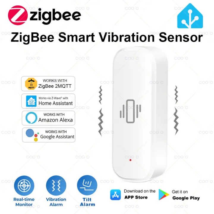 ZigBee Smart Vibration Sensor Real Time Monitoring Door Window ...