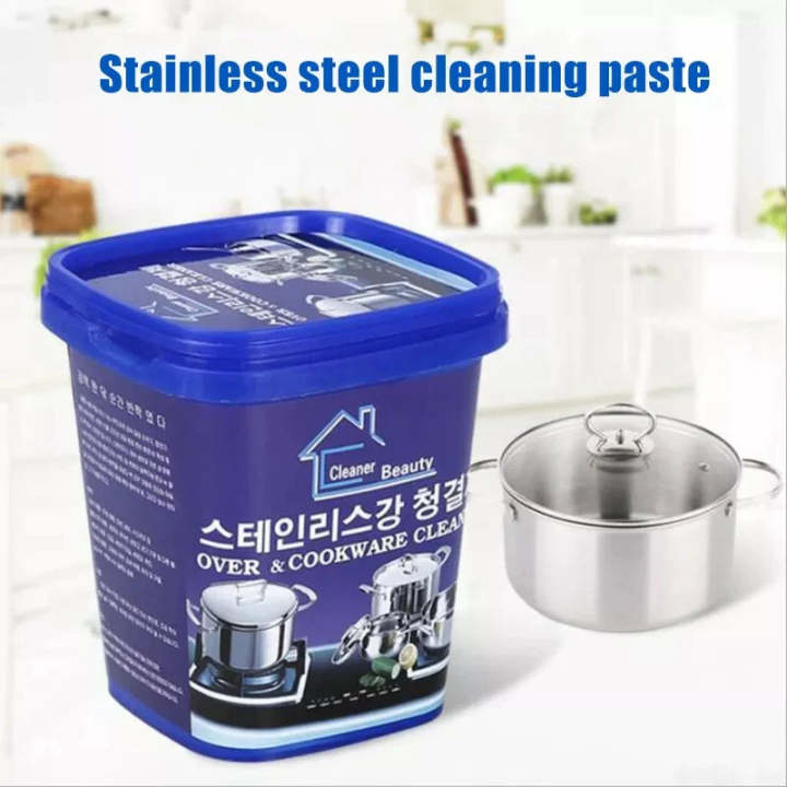Stainless Steel Cleaning Paste Remove Stains from Pots Pan Multi ...