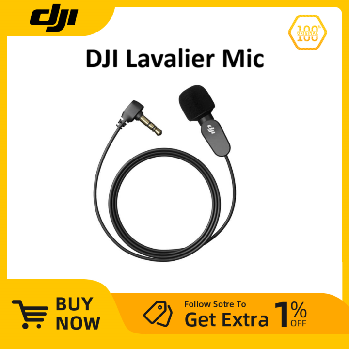 DJI Lavalier Mic High-quality Recording Compact and Easily Concealable ...