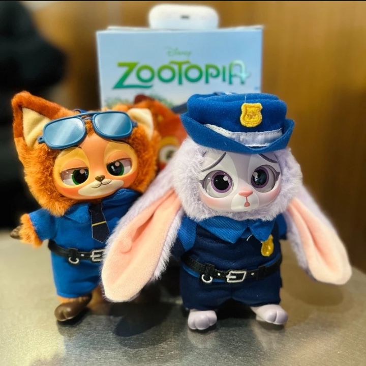 Disney Zootopia Vinyl Blind Box Cute Cartoon Character Vinyl Plush Toy ...