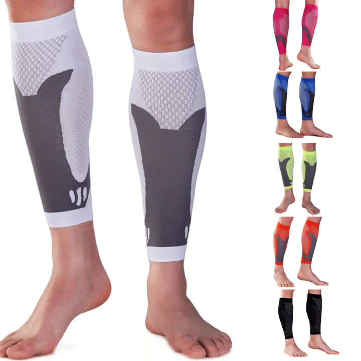 1Pair Leg Compression Sleeve,Calf Support Sleeves Legs Pain Relief ...