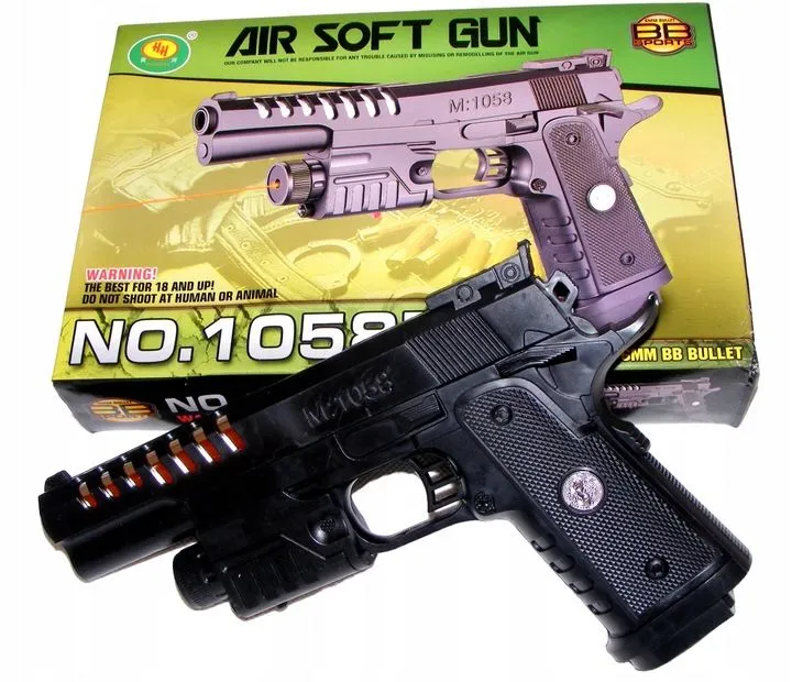TOY GUN C8 AIRSOFT 6MM M1911 COLT | Daraz.lk