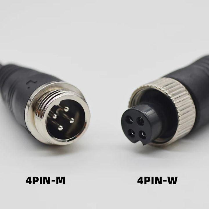 4Pin Aviation Head Male/Female To RCA AV/Female DC Multiple Cable Plug ...