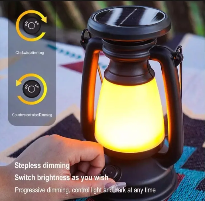 High Power Led Light Long Life Solar & Electric Lalten (Pack of 1 ...