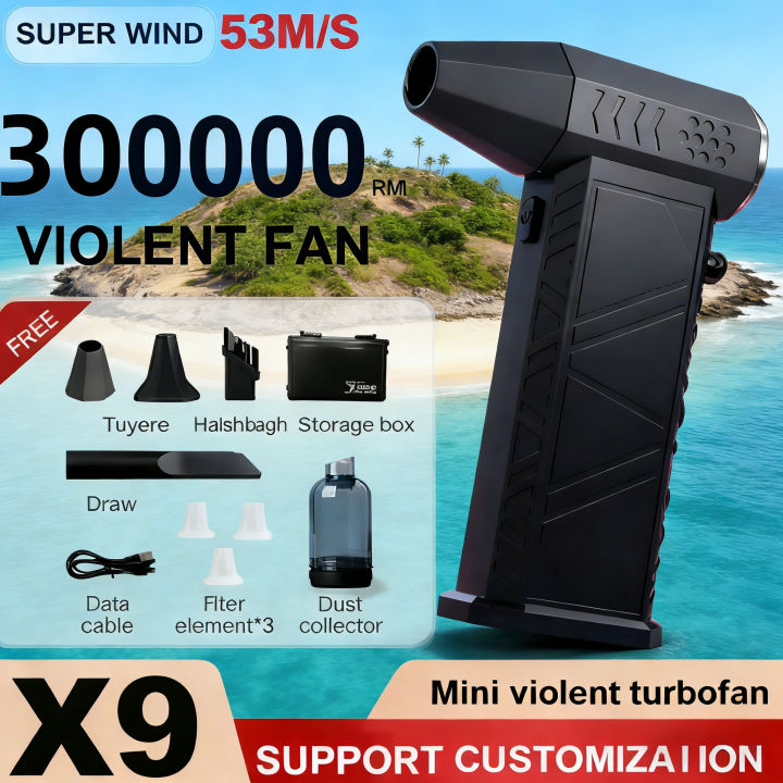 X9 Upgraded Turbo Fan Blower | 300000RPM Brushless Violent Jet ...