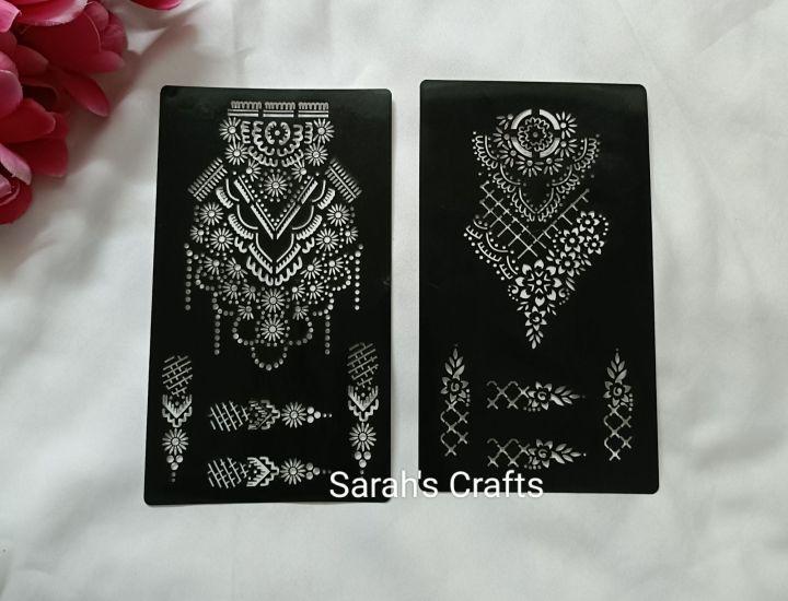 Simple Mehedi Stickers Design ( 2 pis) | Daraz.com.bd