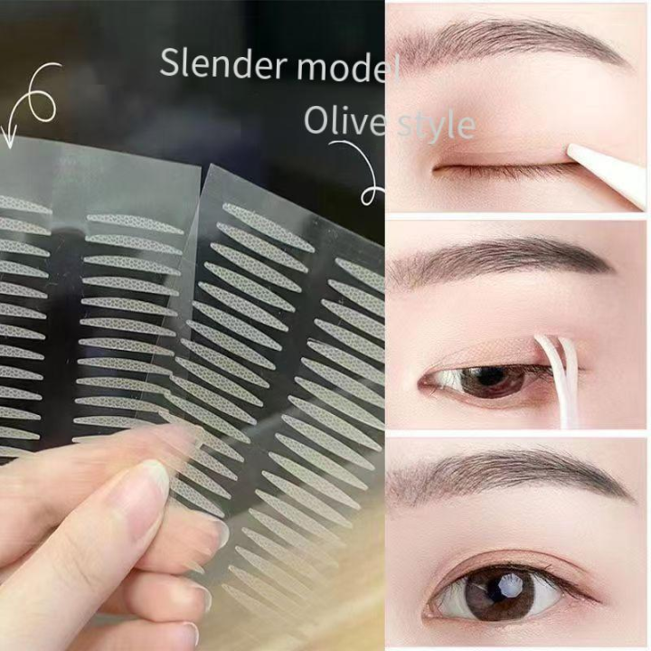 Invisible double eyelid sticker transparent natural big eyes lift ...