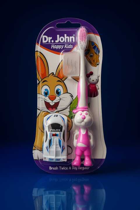 Dr.John Happy kids Children's soft filament toothbrush | Daraz.pk