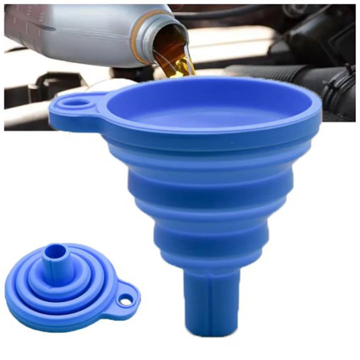 Engine Funnel Car Universal Silicone Liquid Funnel Washer Fluid Change ...