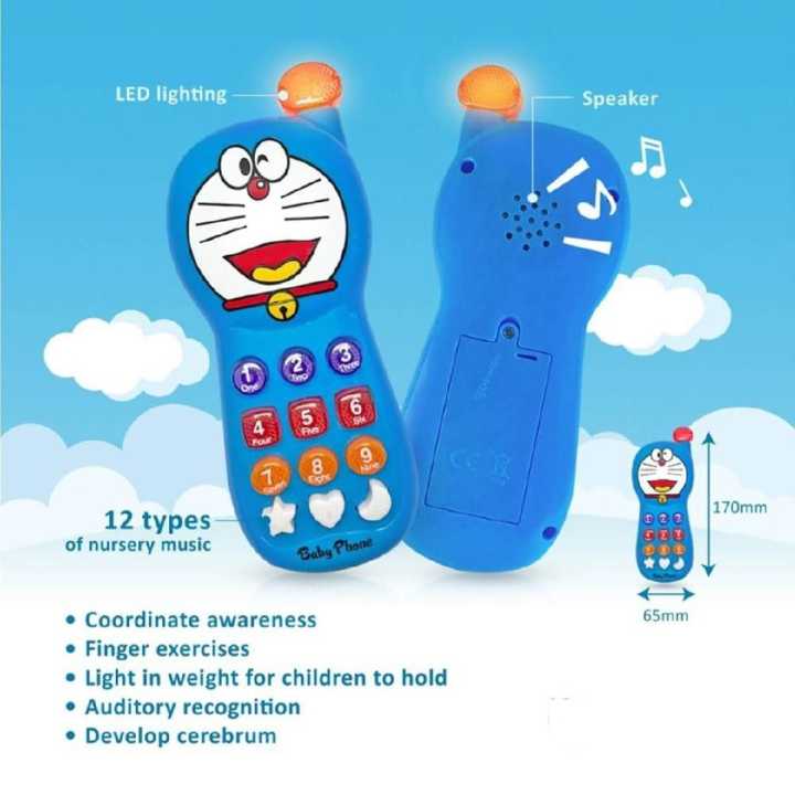 Musical Doraemon Poems Mobile Phones For Kids | Daraz.pk