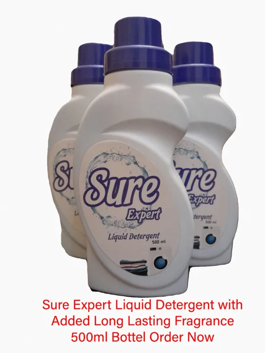 Sure Expert Liquid Detergent with Added Long Lasting Fragrance Pack of ...