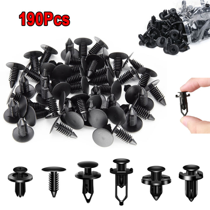 Car Retainer Clips 6 Popular Sizes Fasteners Automotive Plastic Clips ...
