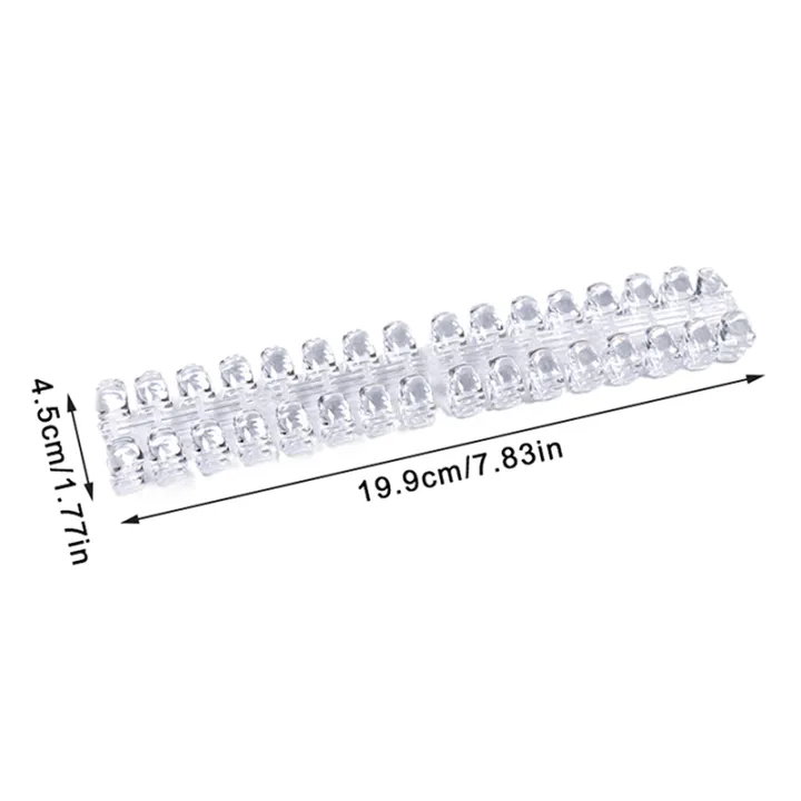 Clear Solid Oval Triangle Square Shape Nail Tools Nail Table Color Card ...