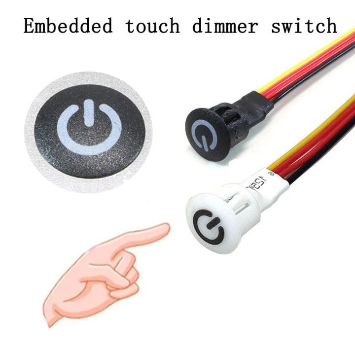 Smart In-Wall Touch Light Switch Dimmer 3.7V-24V DC, LED Compatible ...