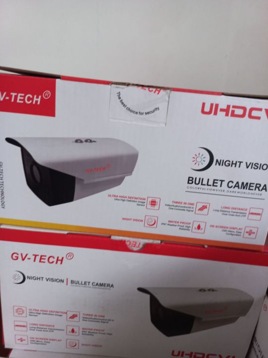 GV-Tech 2mp AHD Metal Bullet Camera ( Warranty Available ) | Daraz.lk