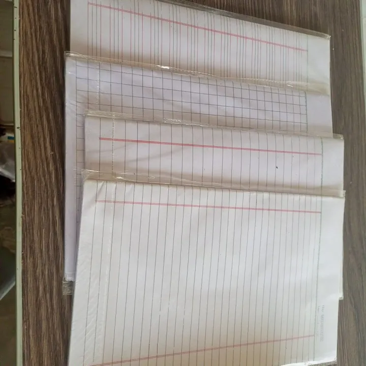 Exam paper SHEETS | Pack of 24 ENGLISH URDU MATH NARROW LINE Sheets ...