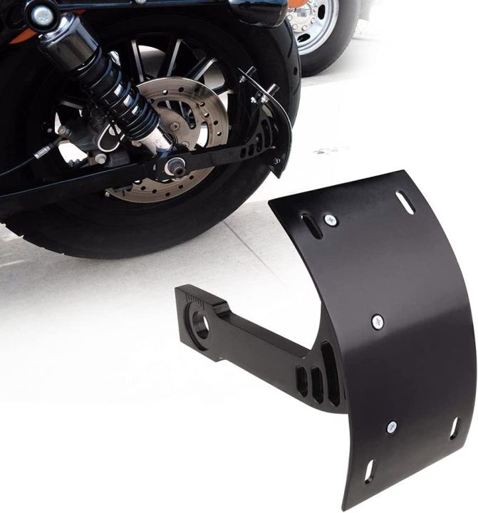 Universal Motorcycle License Number Plate Holder, Swingarm Mount ...