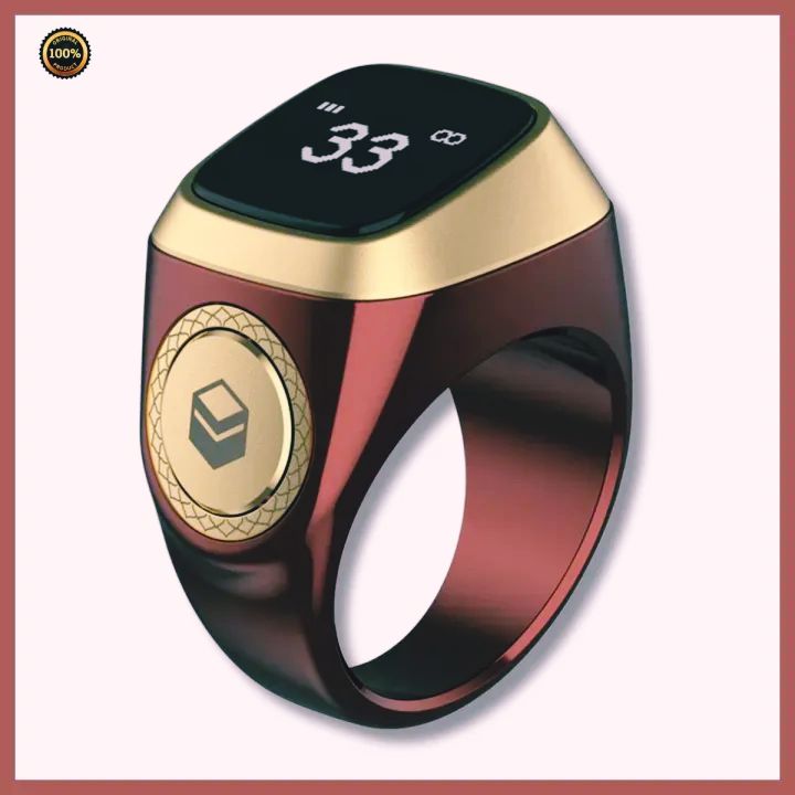 Muslim Iqibla Zikr Ring Digital Counter Tasbeeh Smart Tasbih Tally ...
