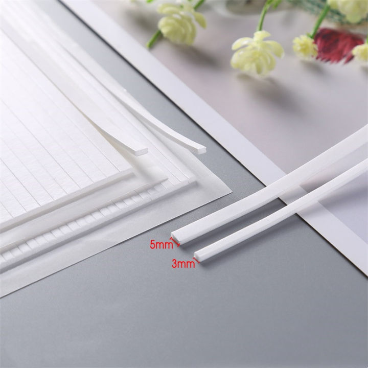 5mm / 3mm Width Double-sided 3D Foam Strips Adhesives Stickers for DIY ...