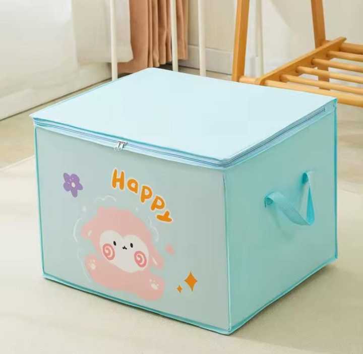 Cartoon Quilt Storage Bag Large Capacity Clothes Organizer Foldable Toy ...
