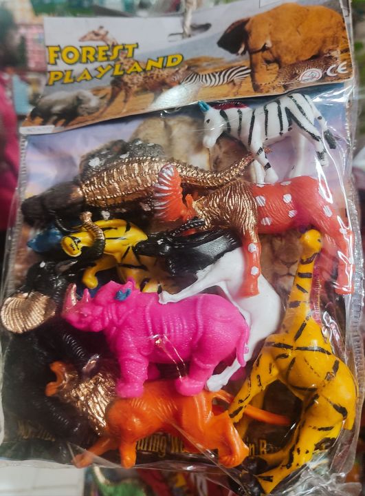 Mix Colour Wild Animal Mini Dinosaurs | Daraz.com.bd